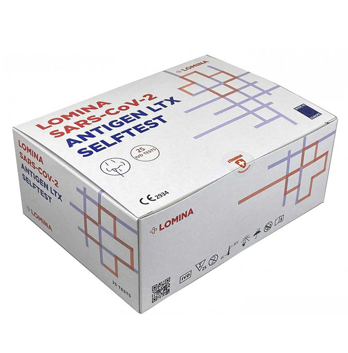 Antigénový test z nosa LOMINA SARS-CoV-2 Antigen LTX selftest - 100 ks ...